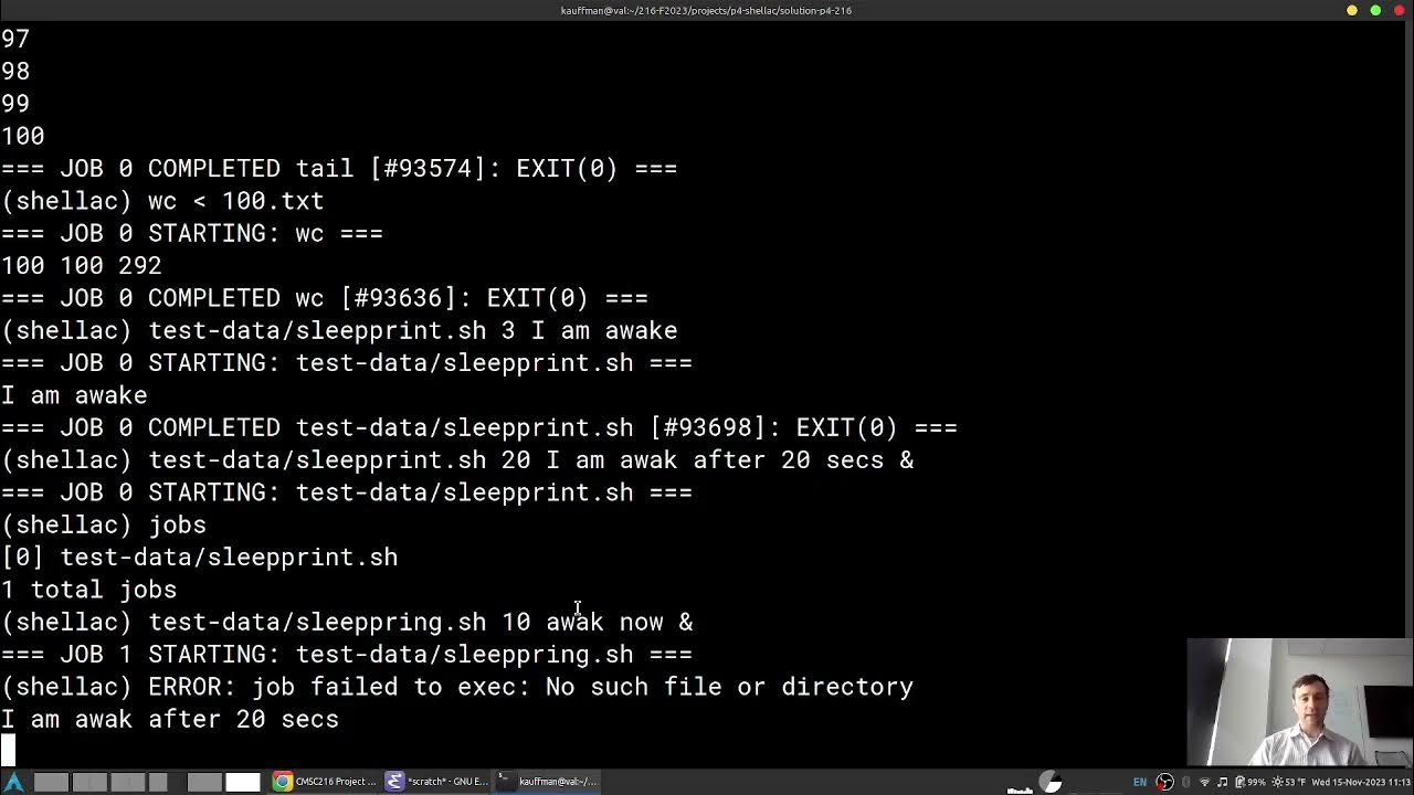 CMSC 216 F23 P4 Overview: Shellac - YouTube
