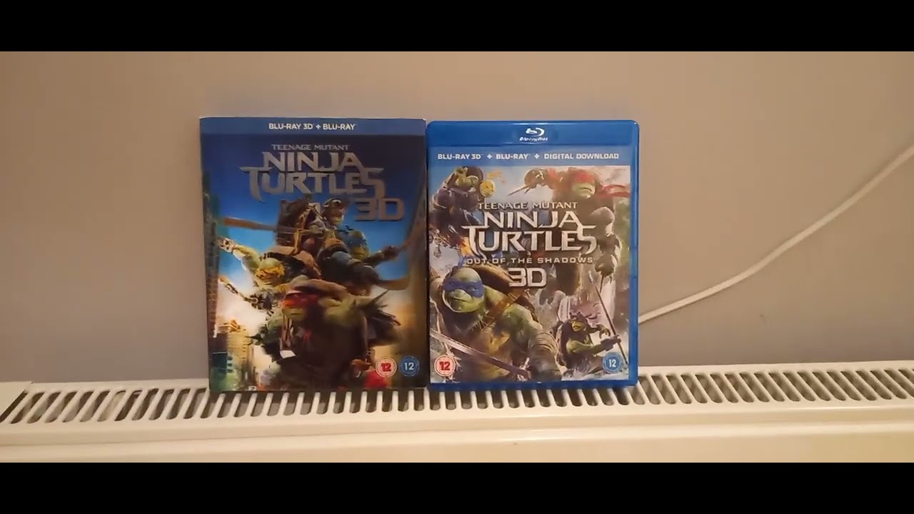 Teenage Mutant Ninja Turtles 2-Movie Collection Blu-ray 3D Unboxing ...