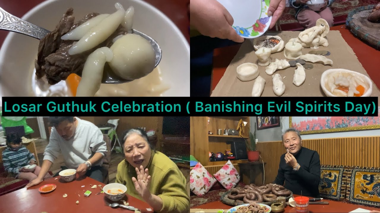Losar Guthuk Celebration ( Banishing Evil Spirits Day)#tibetanyoutuber ...