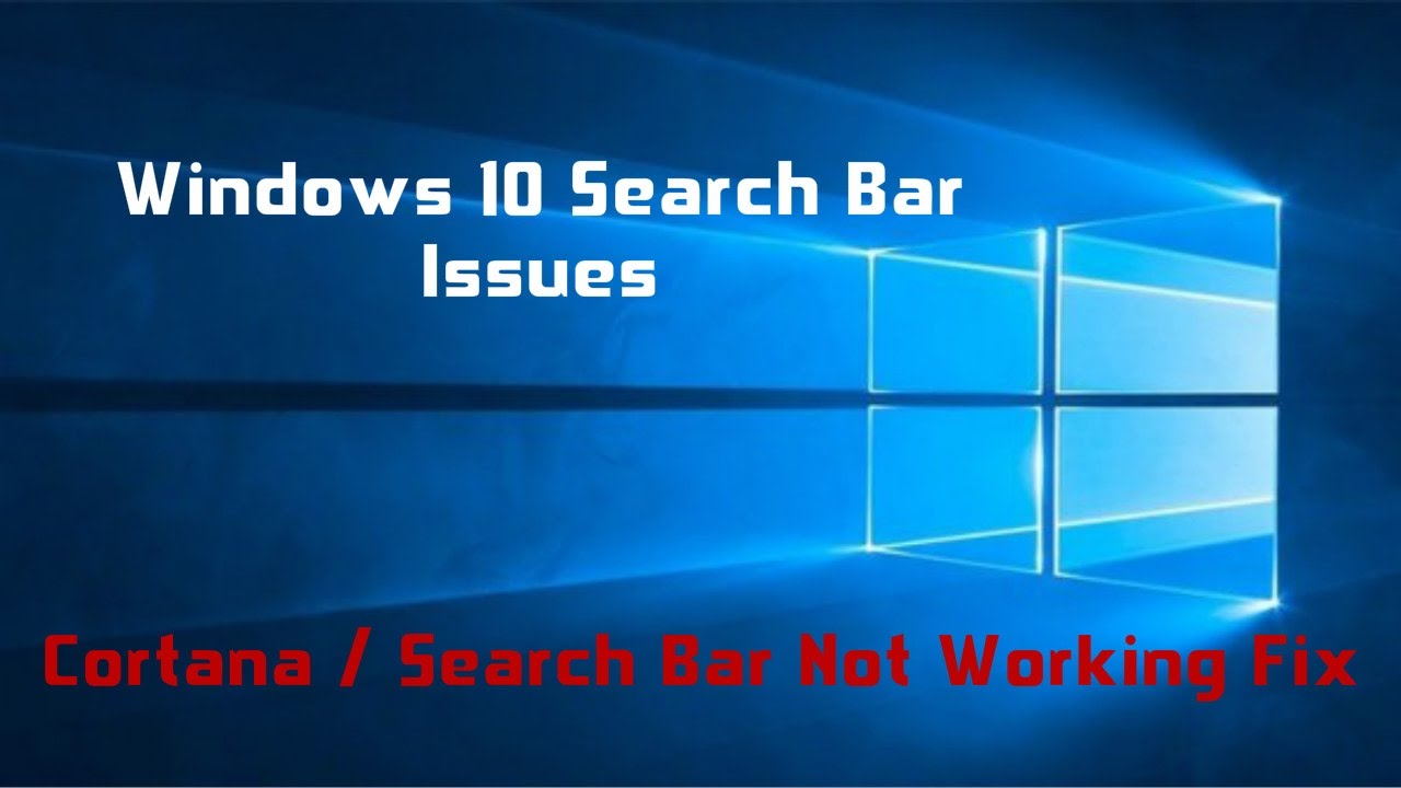 Fix Cortana and Search Not Working Windows 10 [ Solution Solved 2 Ways ...