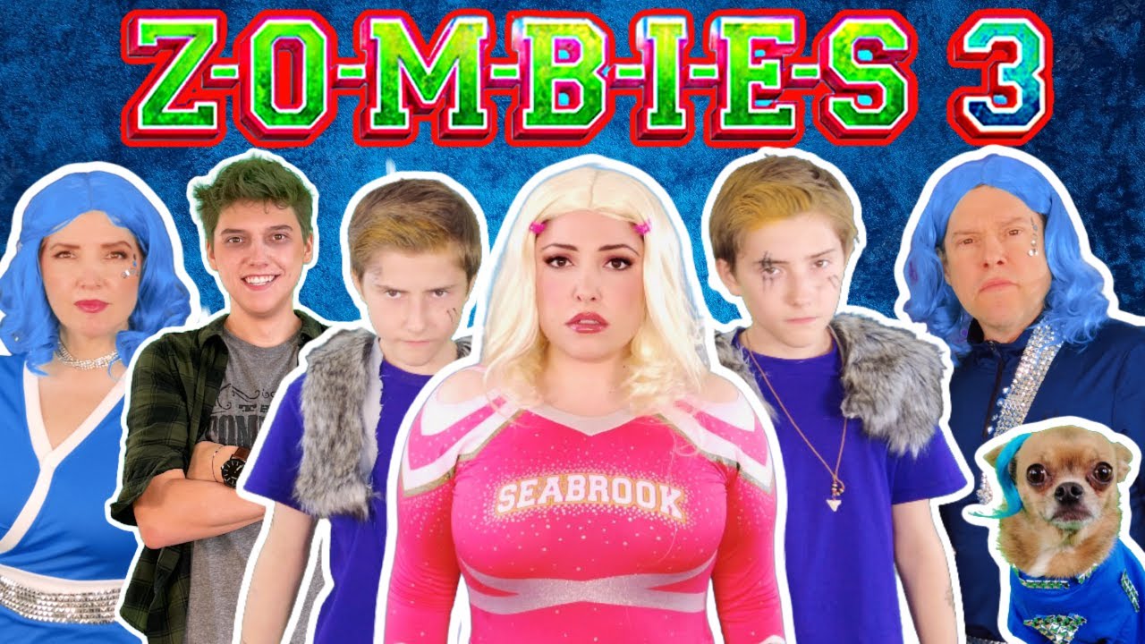 FAMILY SINGS ZOMBIES 3 MEDLEY!!! 🎤 (Cover by @SharpeFamilySingers ...