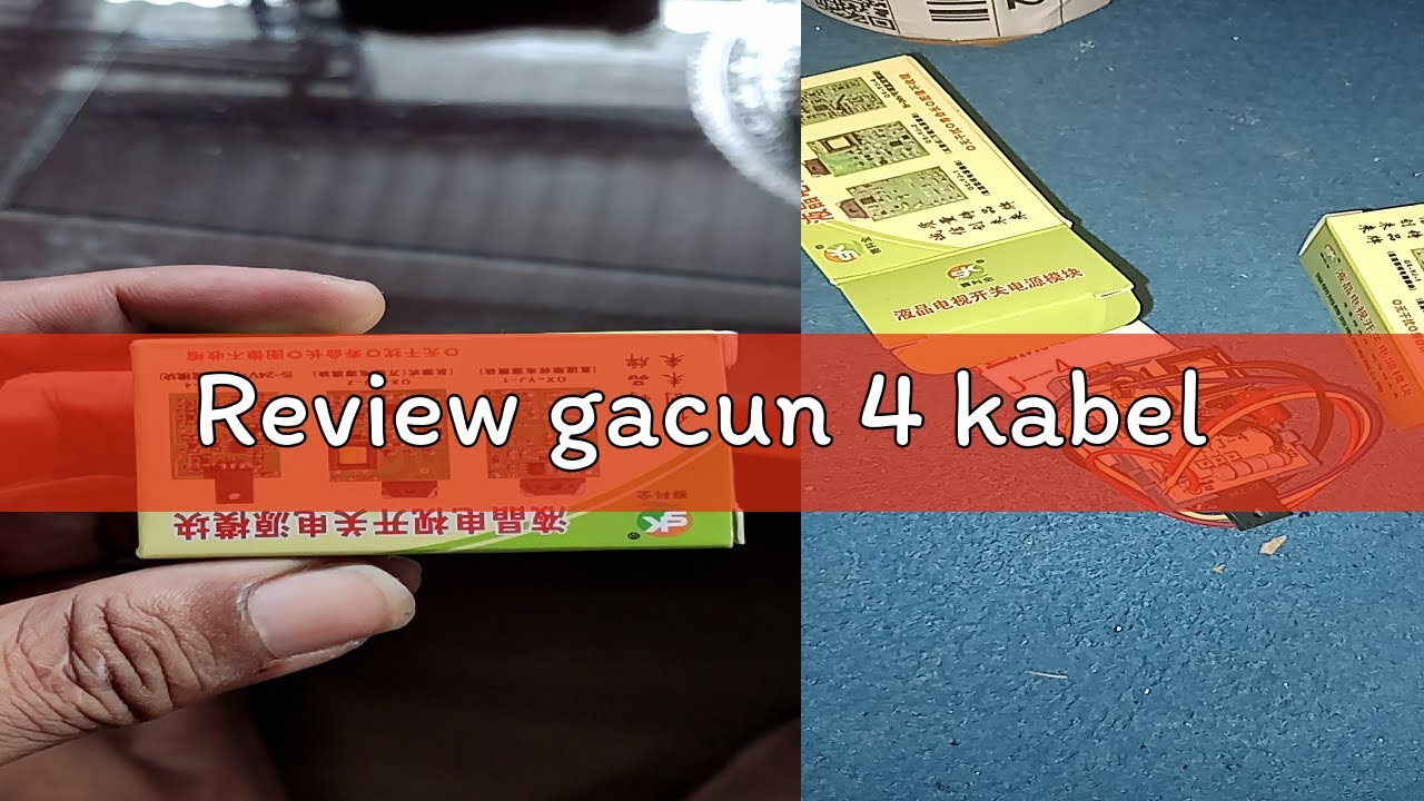 Review gacun 4 kabel - YouTube