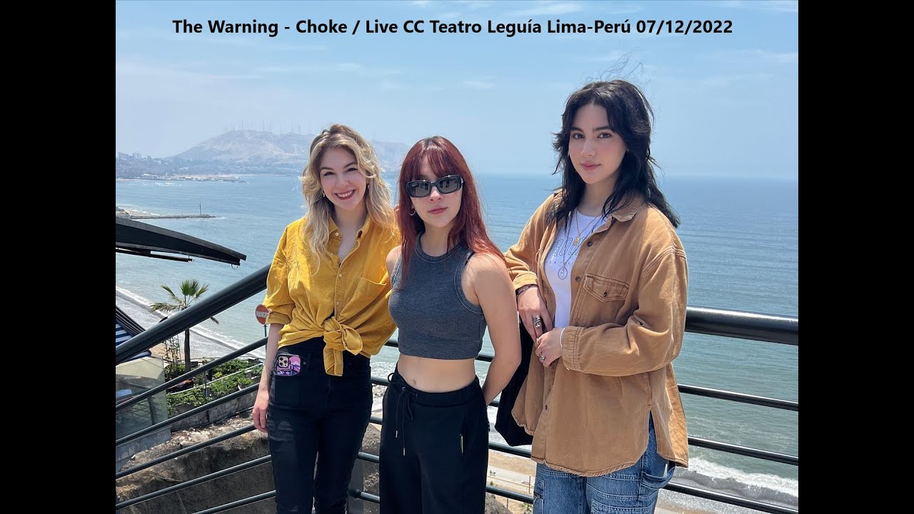 The Warning - Choke en Lima - Perú / Live CC Teatro Leguía December 7th ...