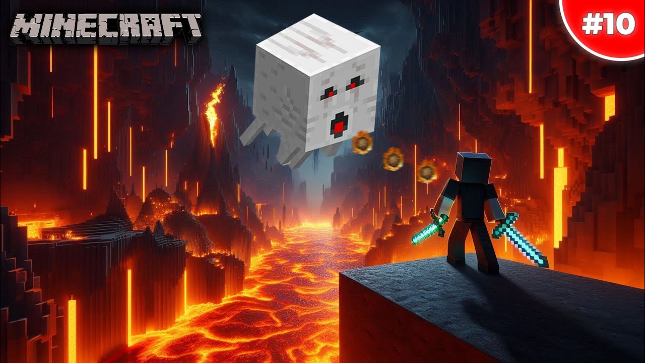 EXPLORING NETHER WORLD || MINECRAFT GAMEPLAY #10 - YouTube