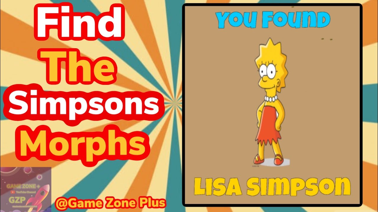 How to find “Lisa Simpson” Morph in Find the Simpsons Game. #roblox # ...