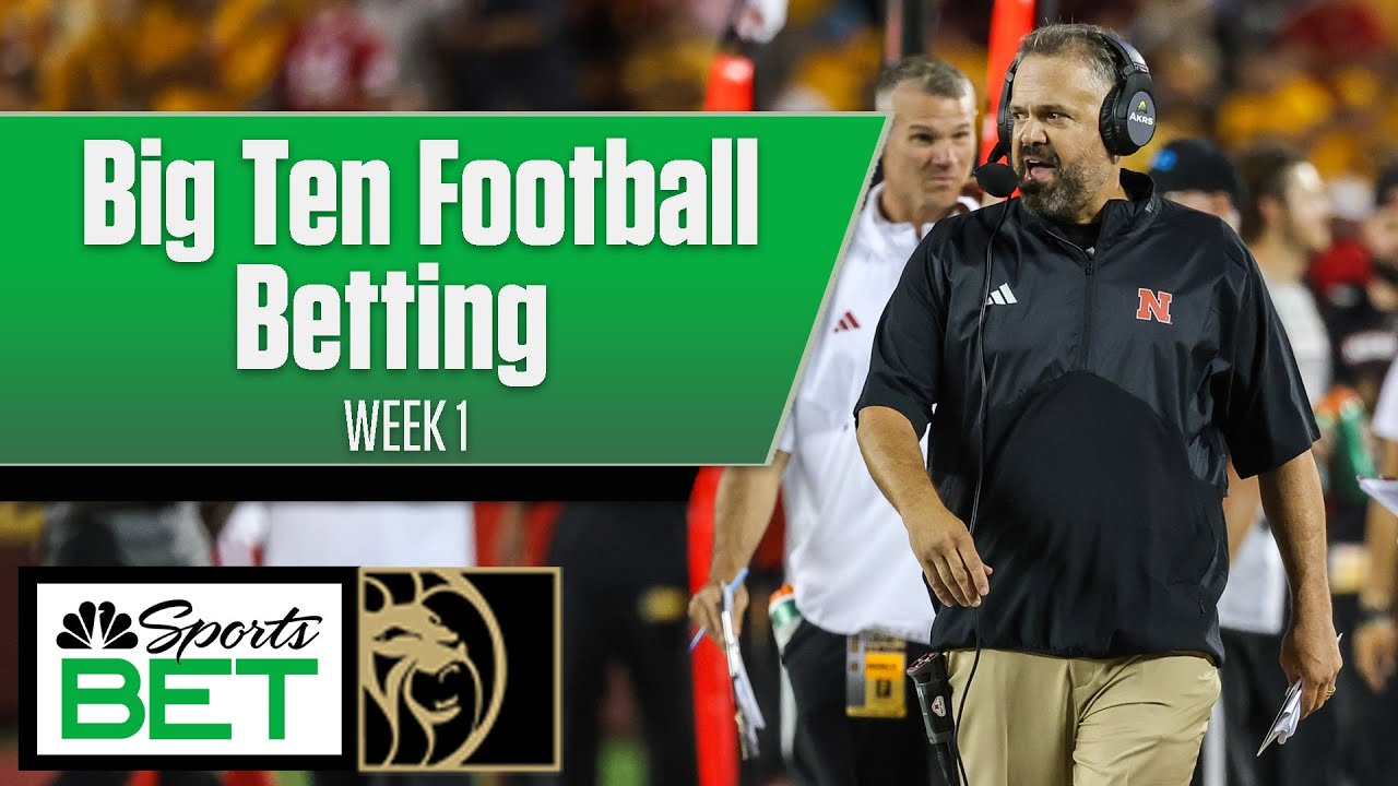 Betting every matchup of the Big Ten Week 1 slate | NBC Sports - YouTube