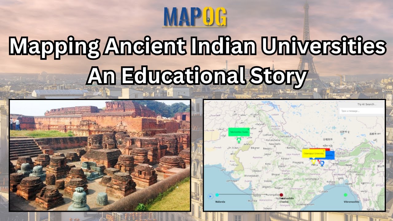 Mapping Ancient Indian Universities: An Educational Story #map #ancient ...
