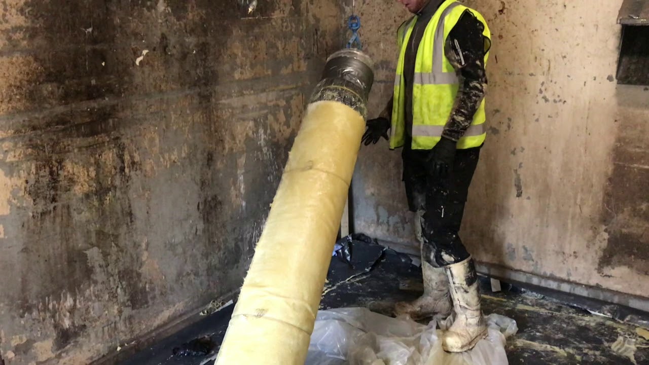 Refuse Chute Relining in High Rise Tower Blocks - YouTube