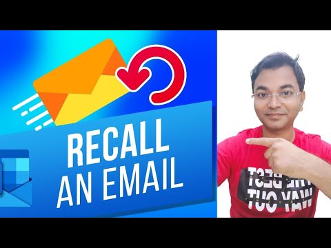 How to recall sent email in Outlook | Cancel a sent Email | Undo sent ...