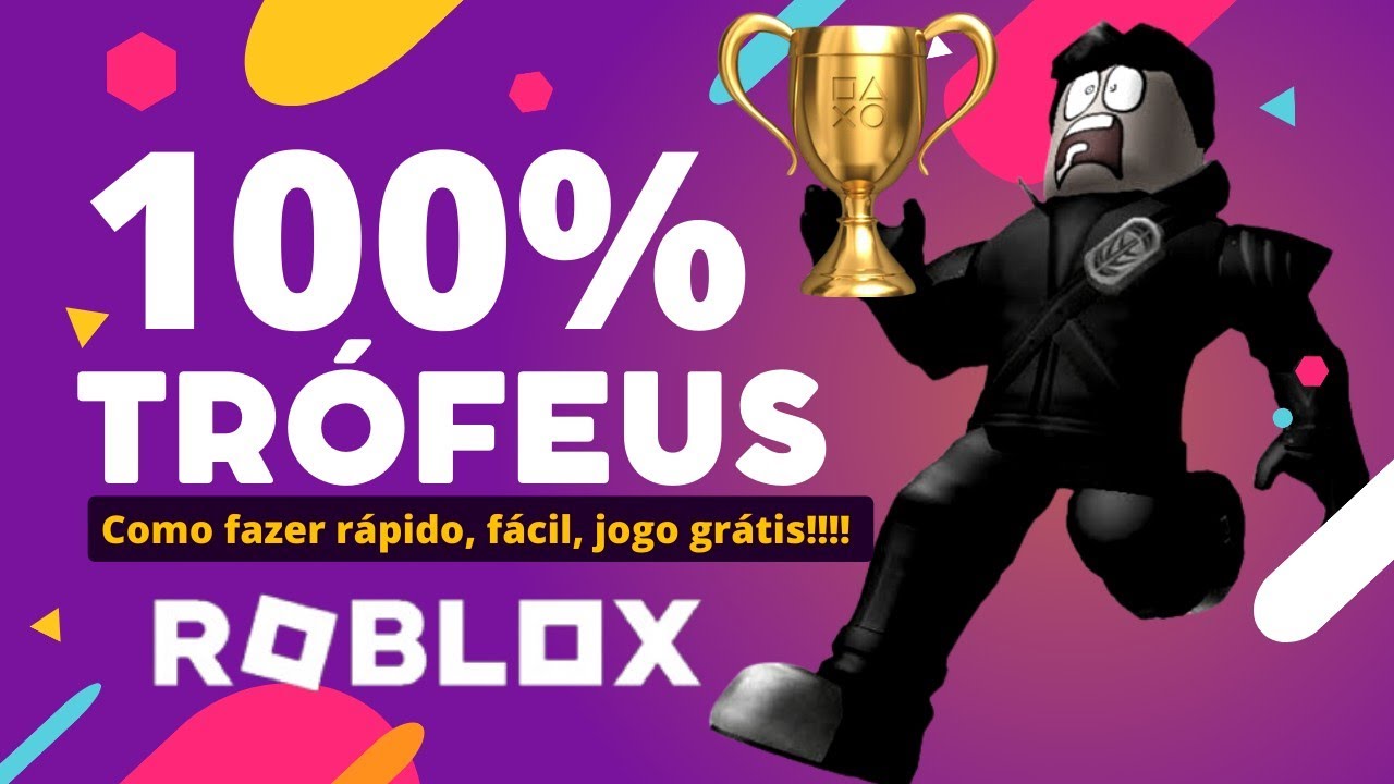 Desbloqueando 100% dos trófeus no Roblox - Tutorial Completo! #Roblox # ...