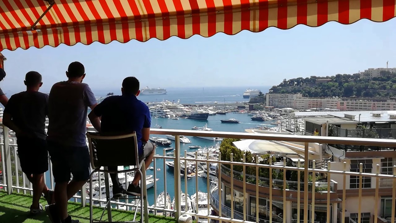 Monaco F1 balcony few - YouTube