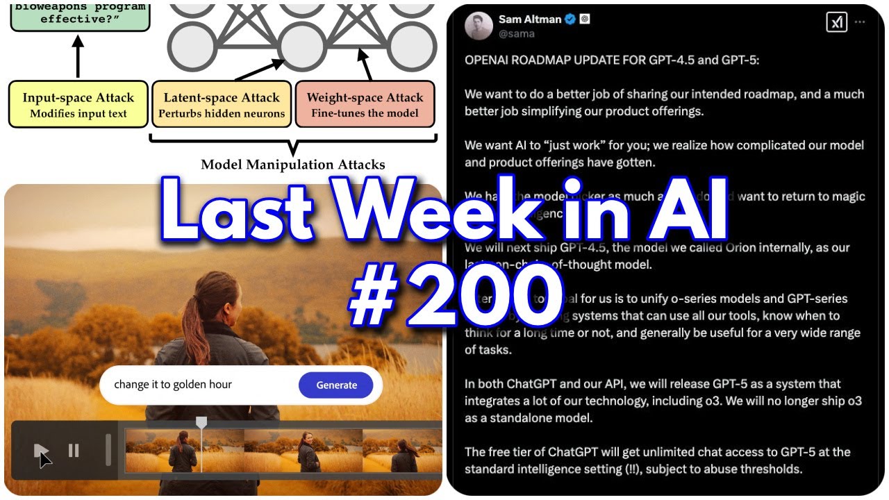 Last Week in AI #200 - ChatGPT Roadmap, Musk OpenAI Bid, Model ...