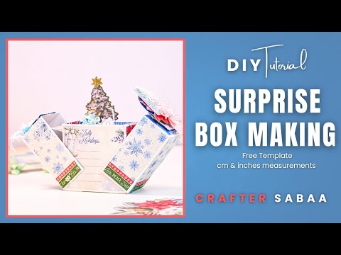 OMG! The EASIEST DIY Surprise Box Tutorial for Beginners + FREE ...