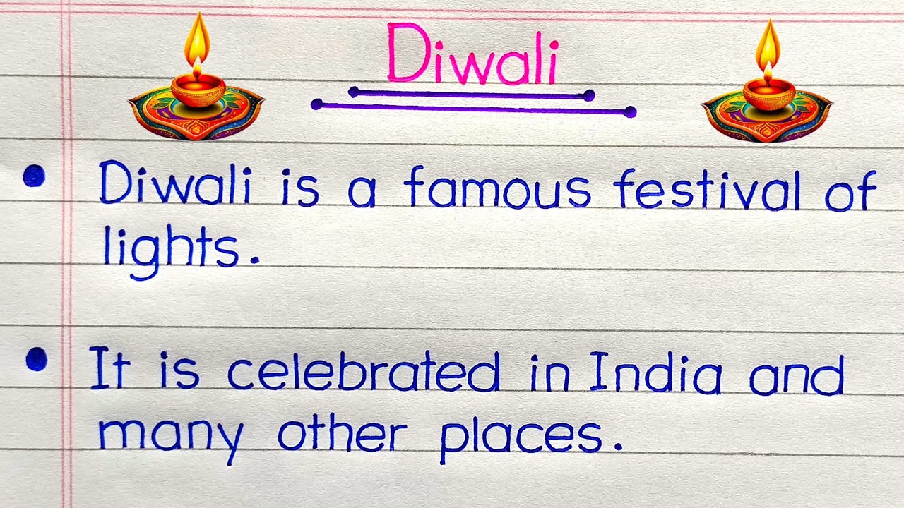 Essay On Diwali In English | 10 Lines On Diwali | Diwali Essay In ...