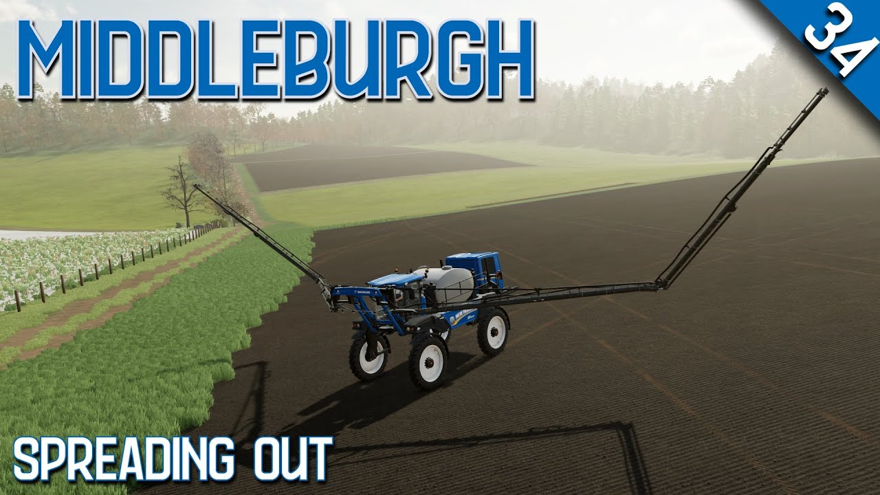 Spreading Out | Middleburgh Farming Simulator 22 | Episode 34 - YouTube