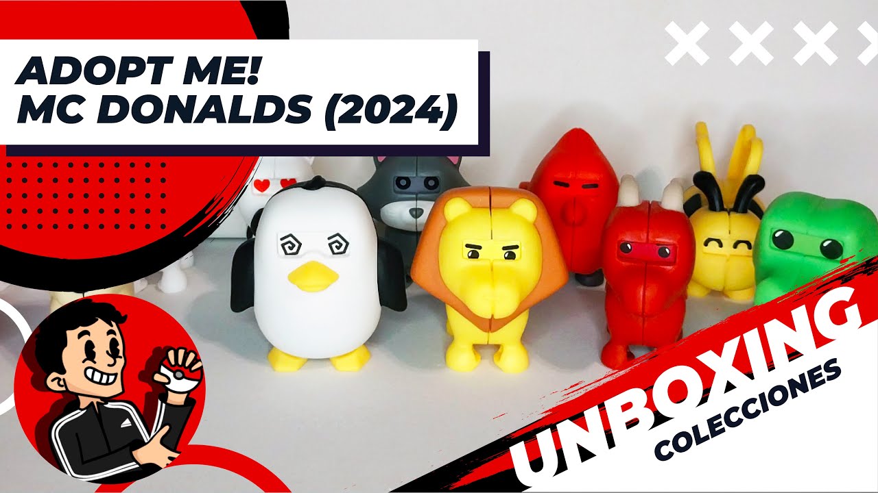 🦁 ADOPT ME! 🦄 - MC DONALDS 2024 | HAPPY MEAL - YouTube