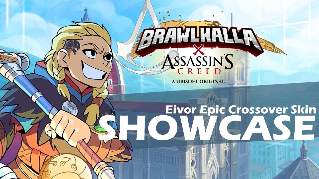 Brawlhalla Eivor Epic Crossover Skin Showcase - YouTube