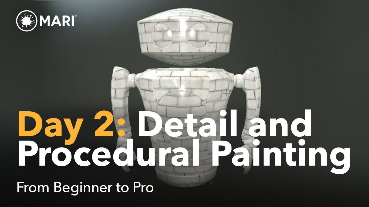 From Beginner to Pro in Mari | Day 2: Detail and Procedural Painting ...