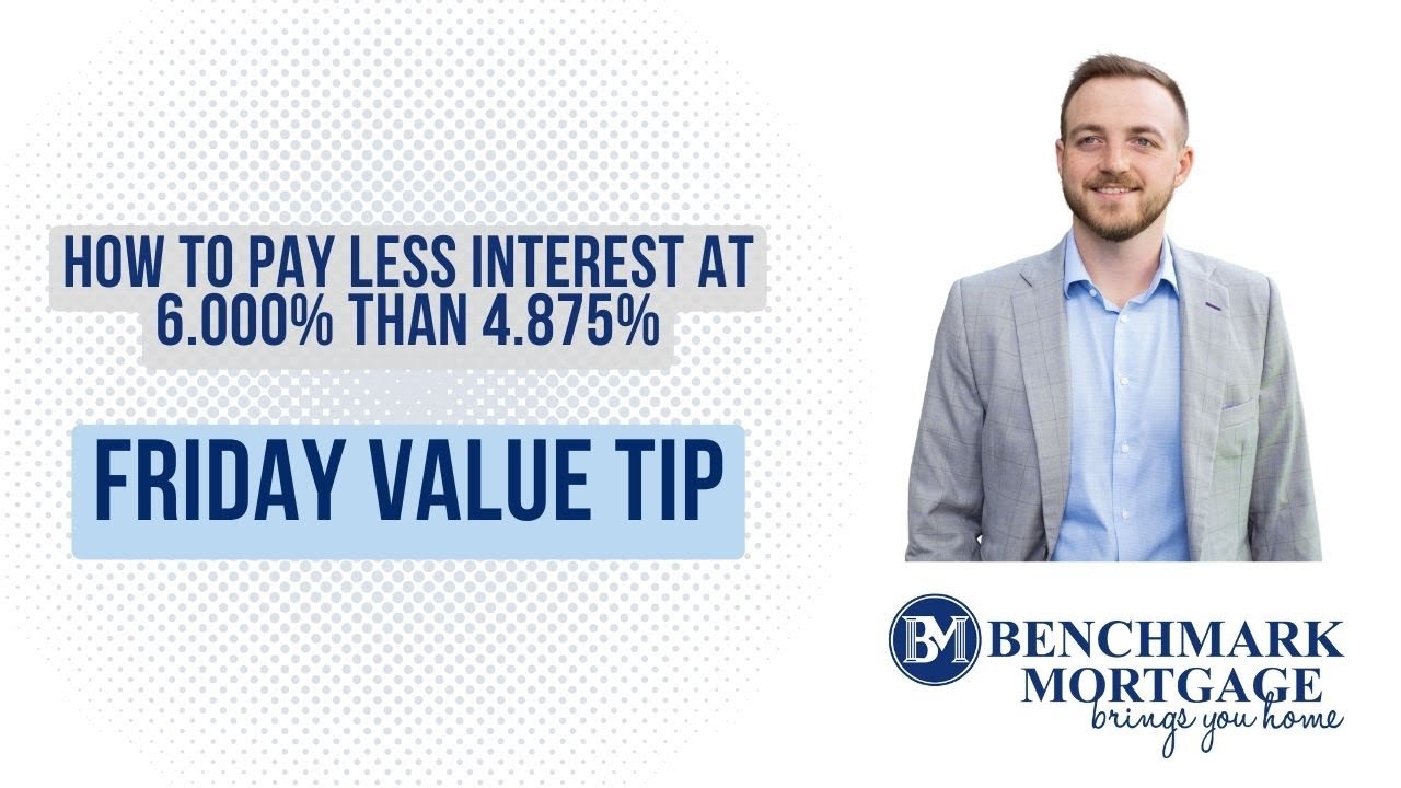 How to Pay Less Interest at 6.000% Than 4.875% - Mortgage Value Tip ...
