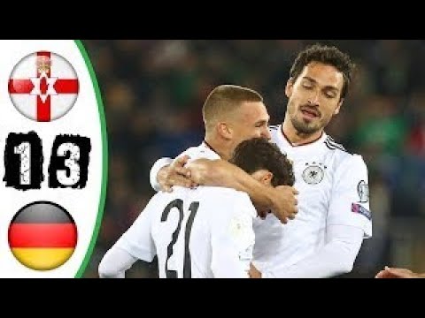 Kuzey İrlanda 1-3 Almanya (Maç Özeti - 5 Ekim 2017) | HD GENİŞ ÖZET