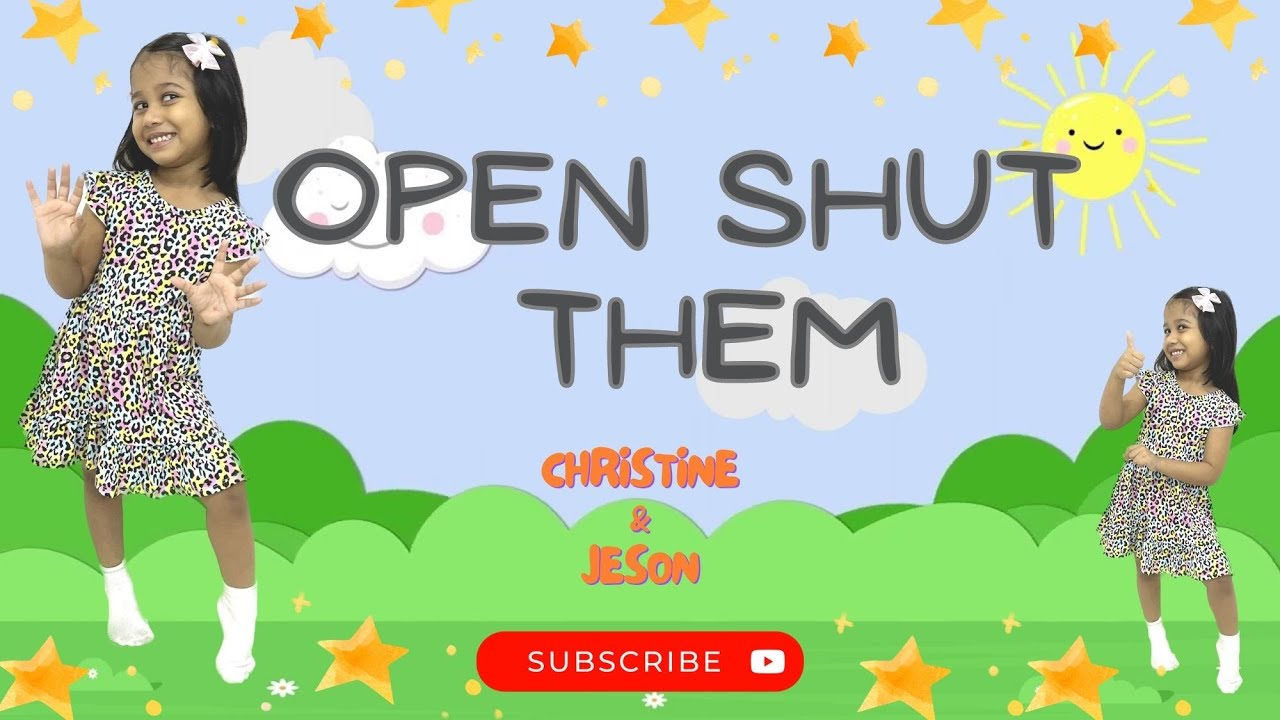 Open Shut Them Song With Actions and Lyrics | Sing and Dance Along ...