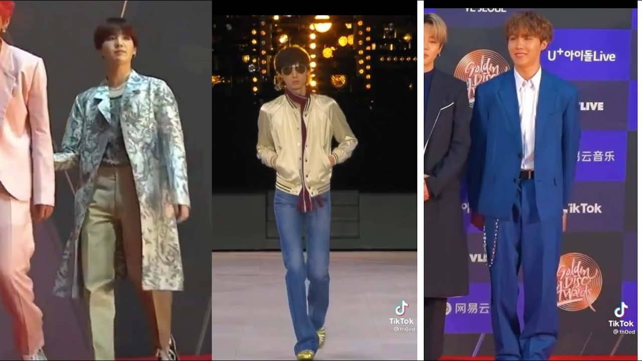 MODELS OUTFITS VS BTS WEARS IT - YouTube
