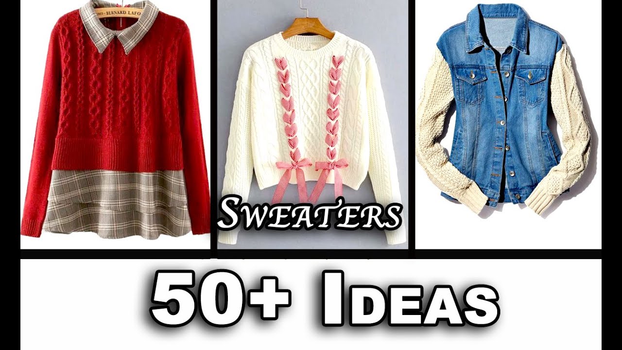 50+ Upcycled Sweaters to Inspire Your Next Project | ep 11 - YouTube
