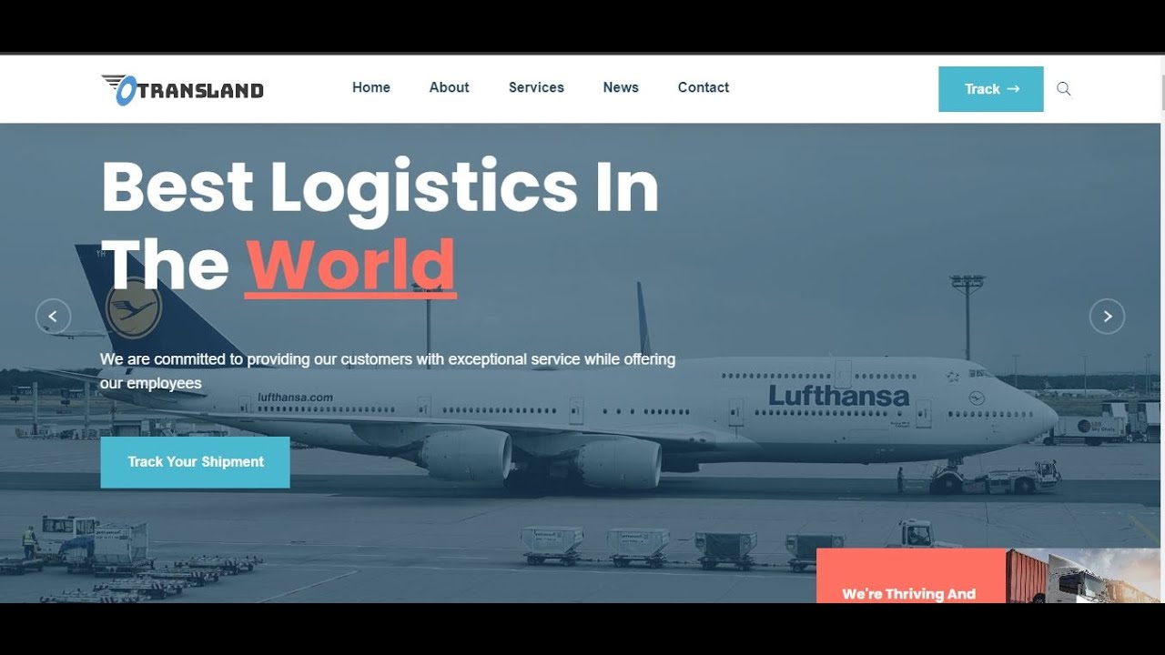 How to Design Courier shipping Website with Live Tracking System, for ...