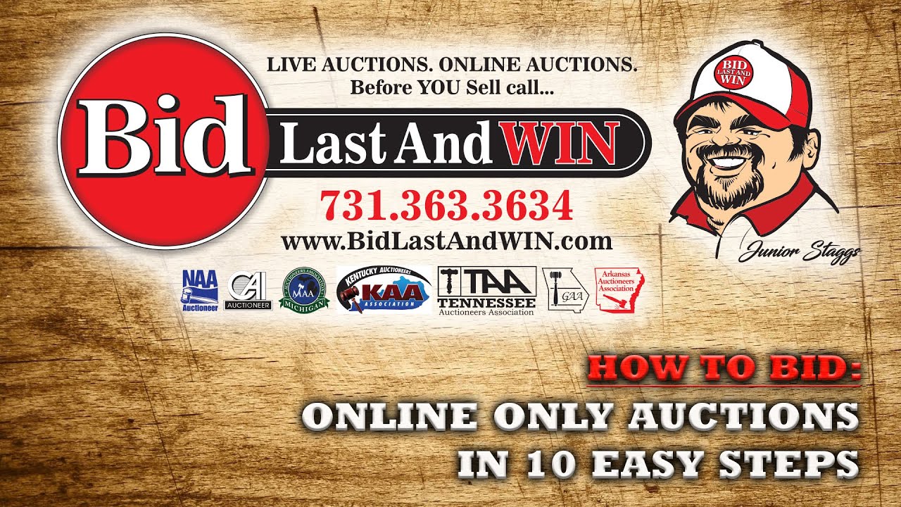 How to Bid: Online Only Auctions in 10 Easy Steps - YouTube