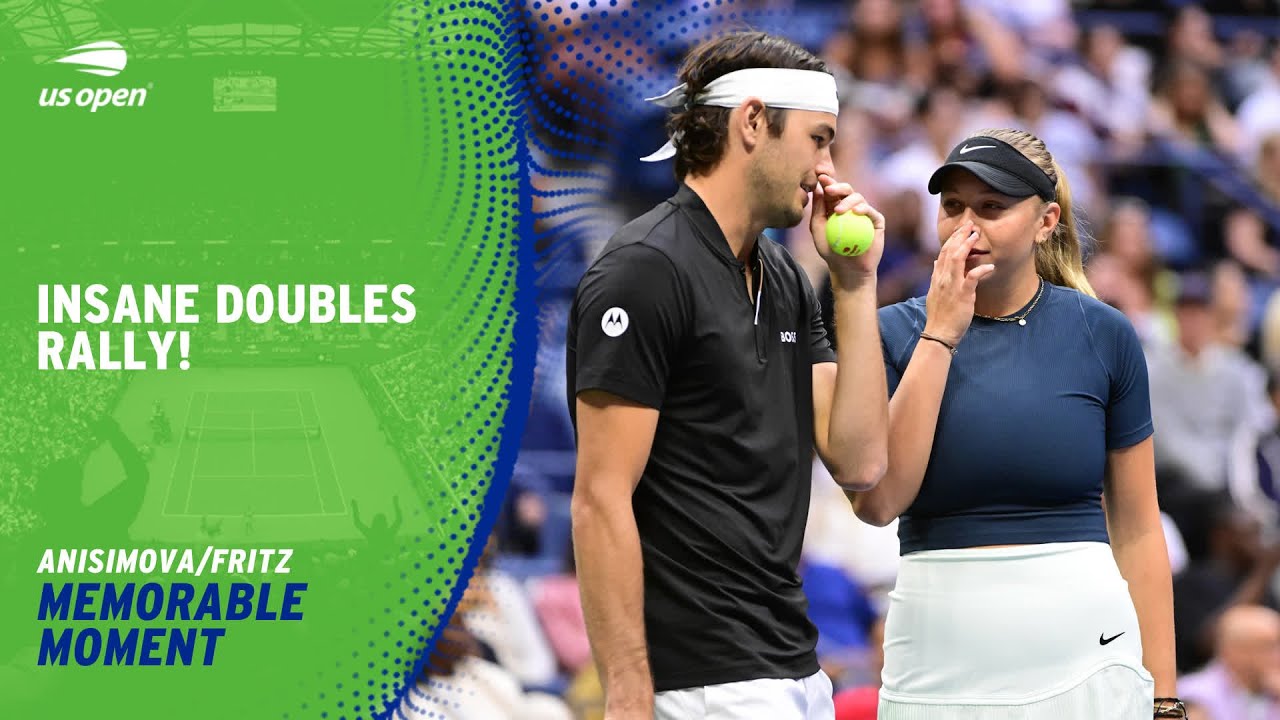 Stunning Doubles Rally! | 2024 US Open - YouTube