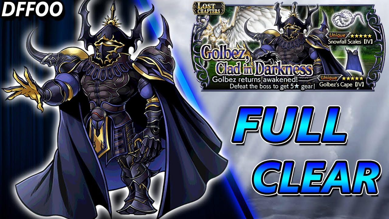 Full Clear Golbez Clad Of Darkness Chaos! ~ Dissidia FF Opera Omnia ...