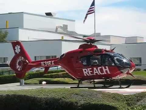 Eurocopter EC135 "REACH" Helicopter Ambulance - YouTube