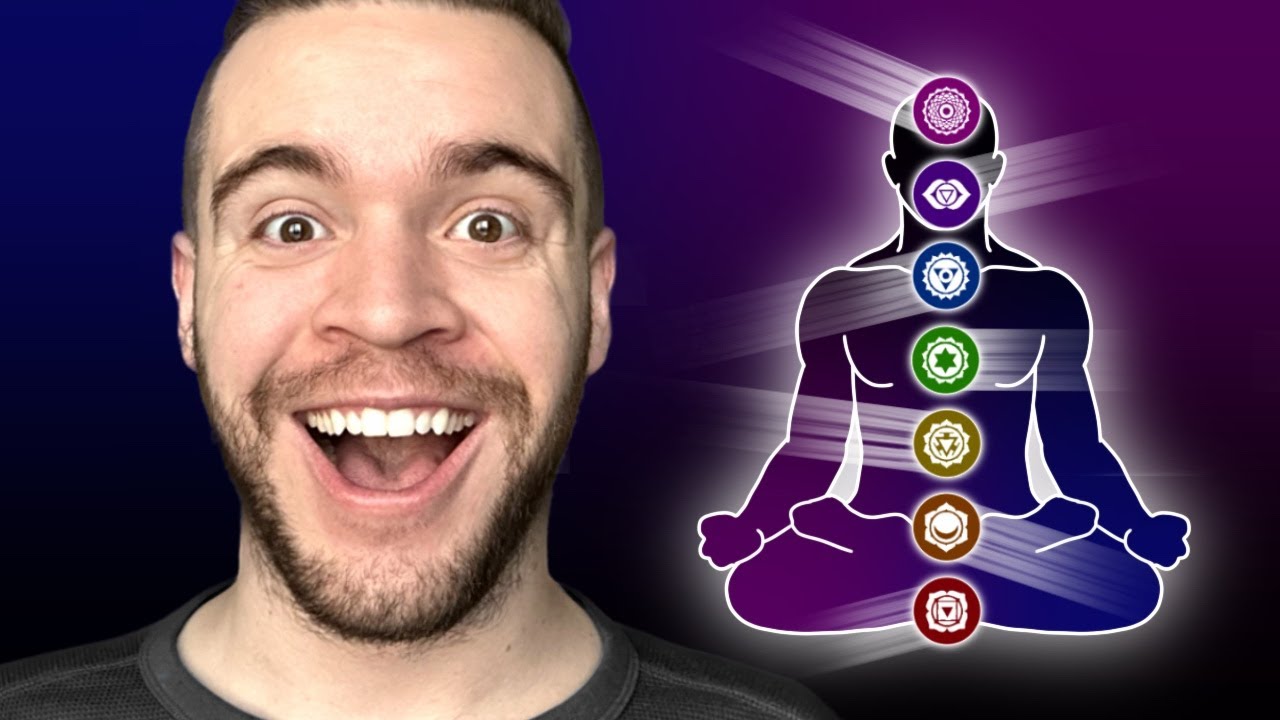 ASMR balancing your 7 chakras (rocks, water, fire, blowing, hand sounds ...