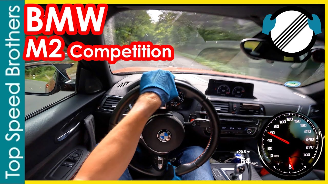 BMW M2 Competition (2020) AUTOBAHN POV TOP SPEED 🚀 #TopSpeedBrothers ...