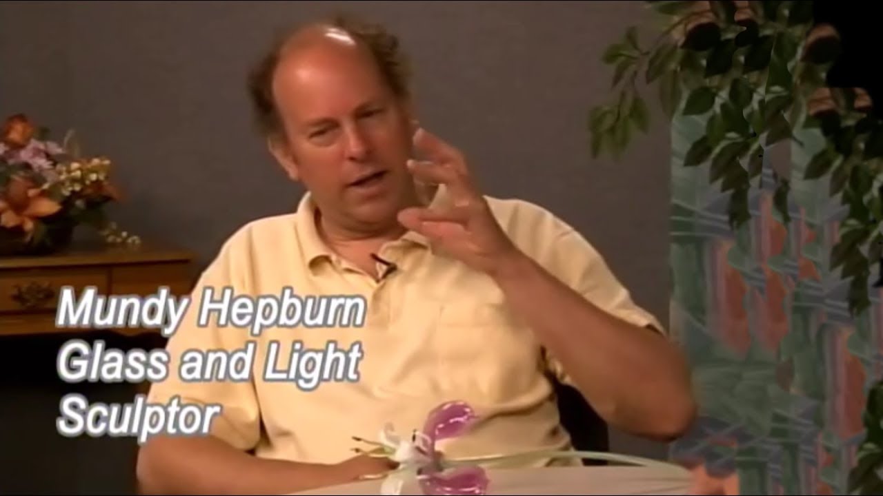 MUNDY HEPBURN LIGHT AND GLASS SCULPTOR ON ART NOW AND HERE 7/9/14 - YouTube
