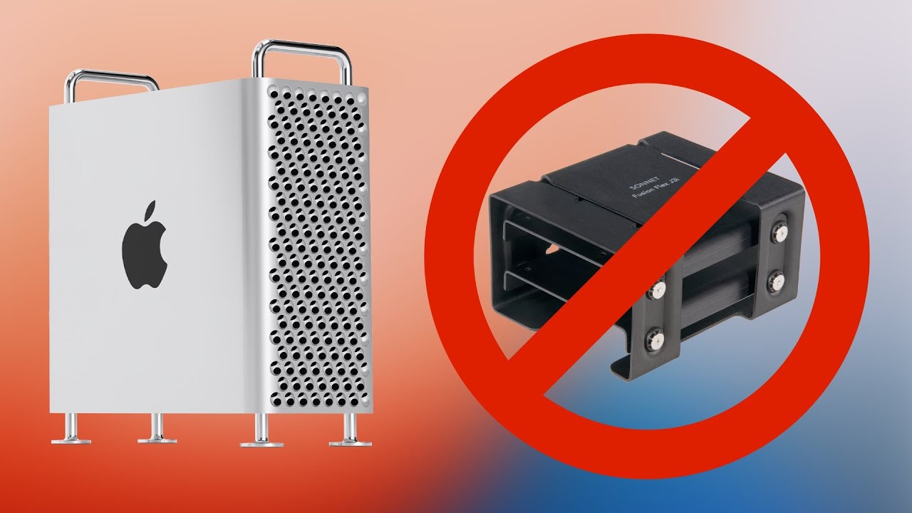 The lamest Mac Pro 2019 Upgrade - Internal Drive Bays! - YouTube