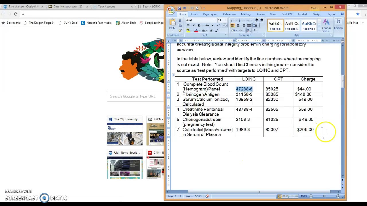 LOINC to CPT Mapping Demo - YouTube