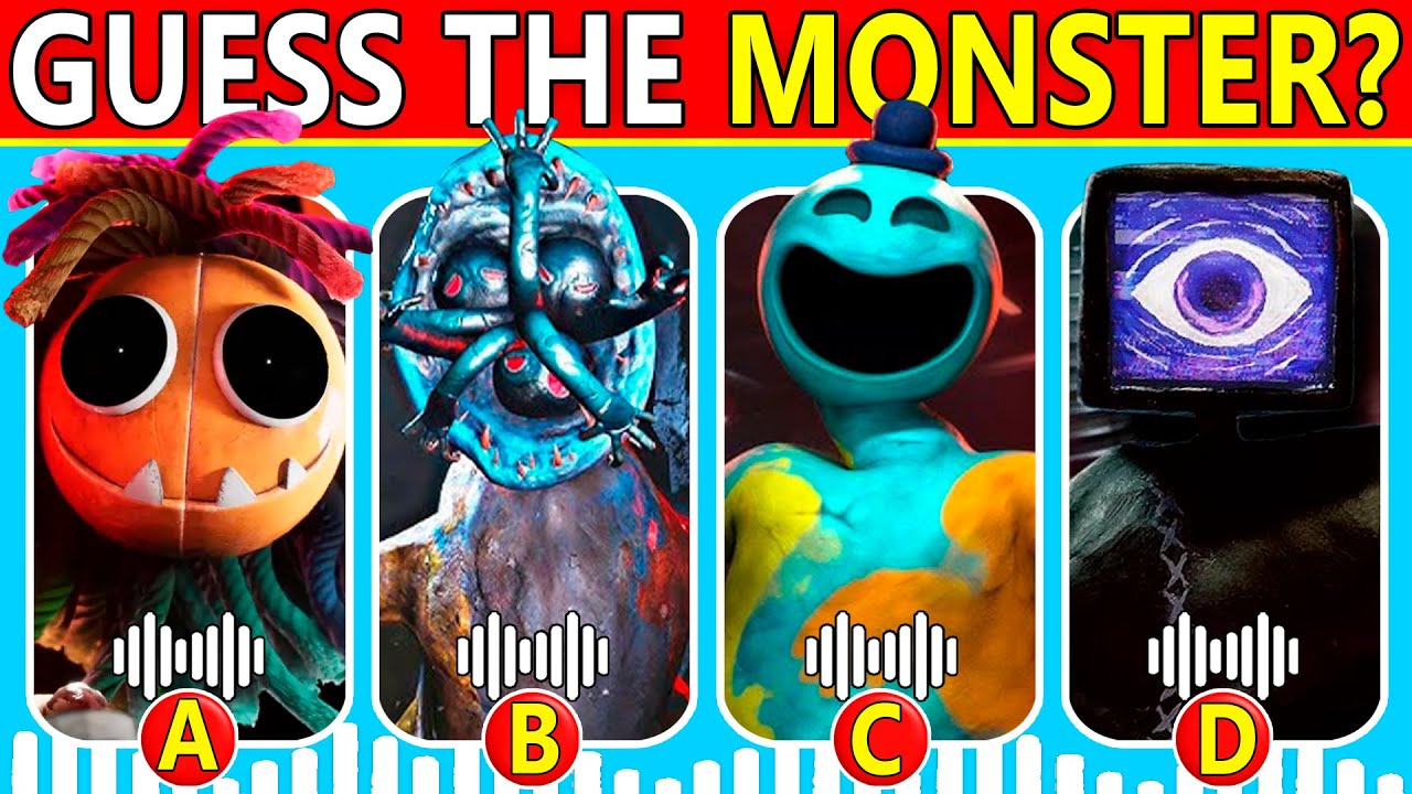 Guess The Poppy Playtime Chapter 4 Monsters By Their VOICE🔊The Doctor ...