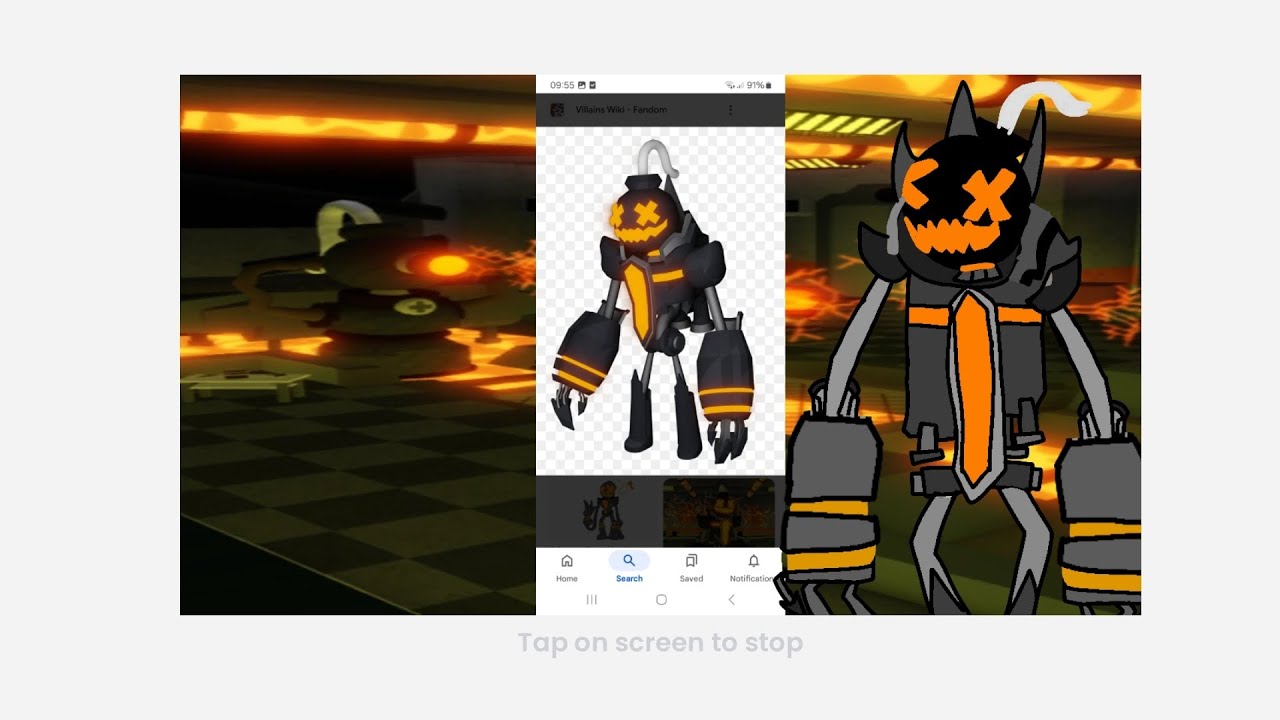 drawing blastech brawler from tower heroes! - YouTube