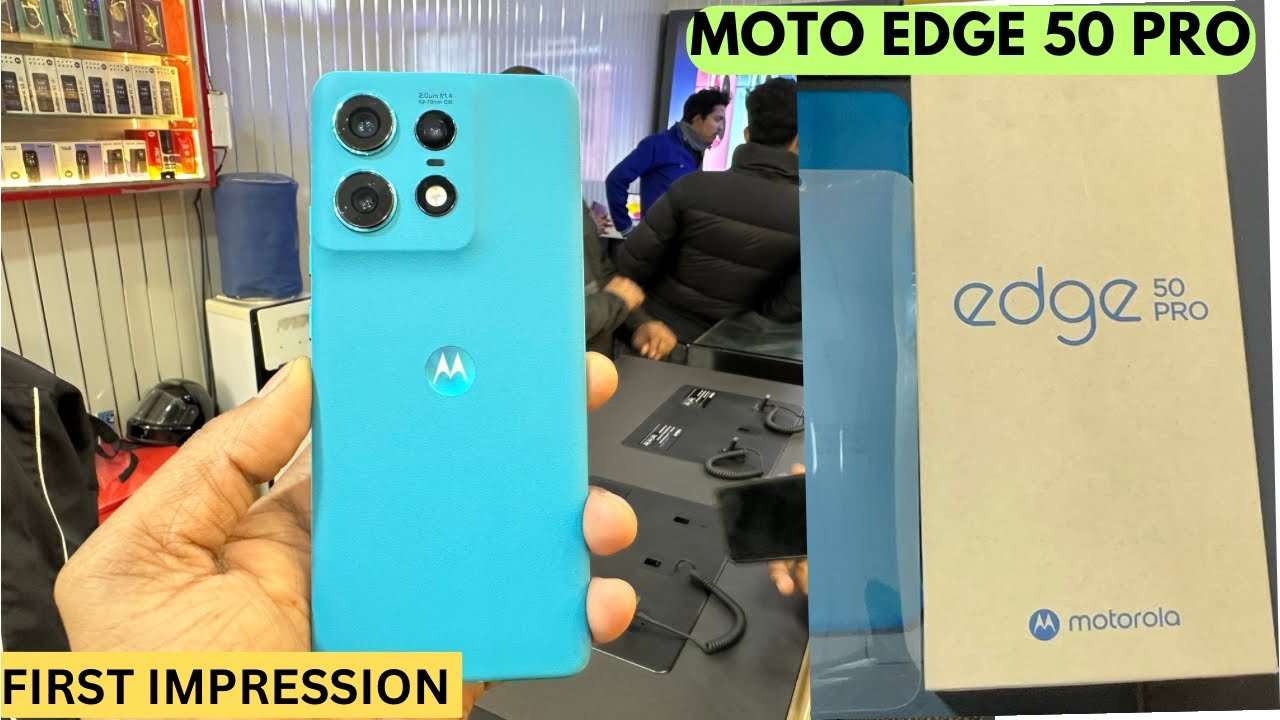Moto Edge 50 pro Unboxing cannel Bay color || Moto edge 50 pro camera ...