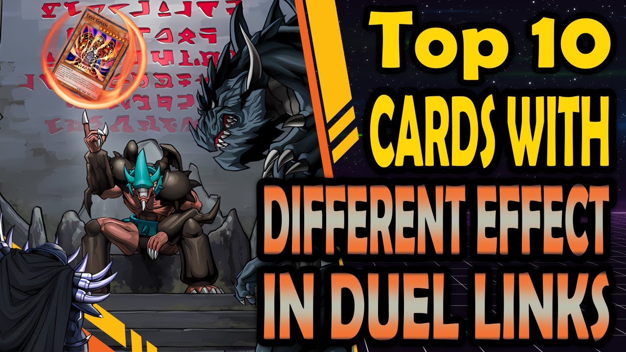 Top 10 Cards with Different Effects in Duel Links than the TCG - YouTube