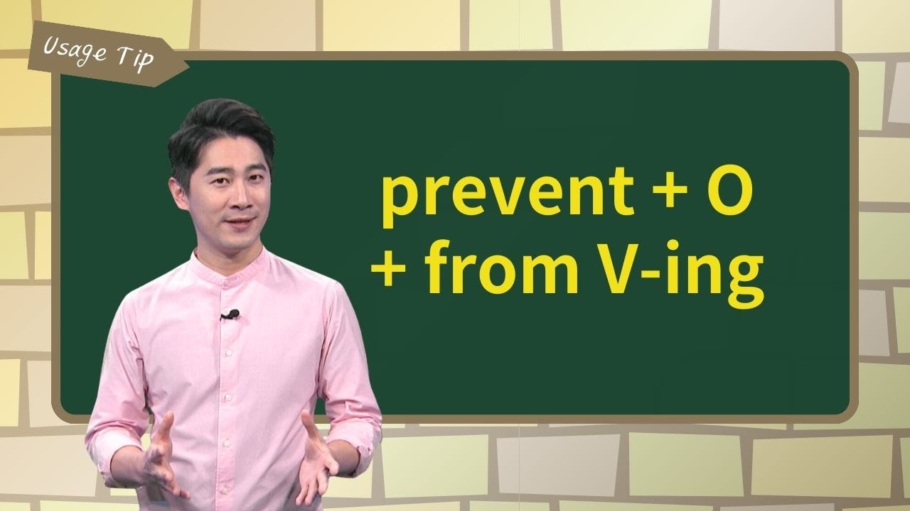 prevent + O + from V-ing ｜文法秘笈 Usage Tip｜空中英語教室 - YouTube