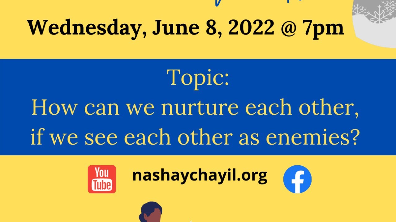 Simchah L'mode Joy of Studying: How can we nurture each other, if we ...