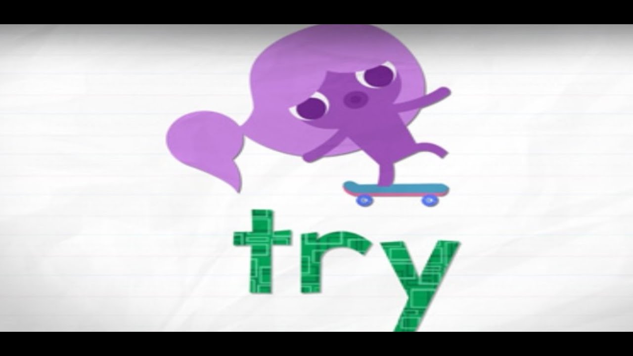 Letter T - TRY - Endless Reader - YouTube