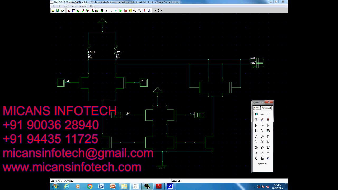 Design of Low-Voltage High-Speed CML D-Latches in Nanometer CMOS ...