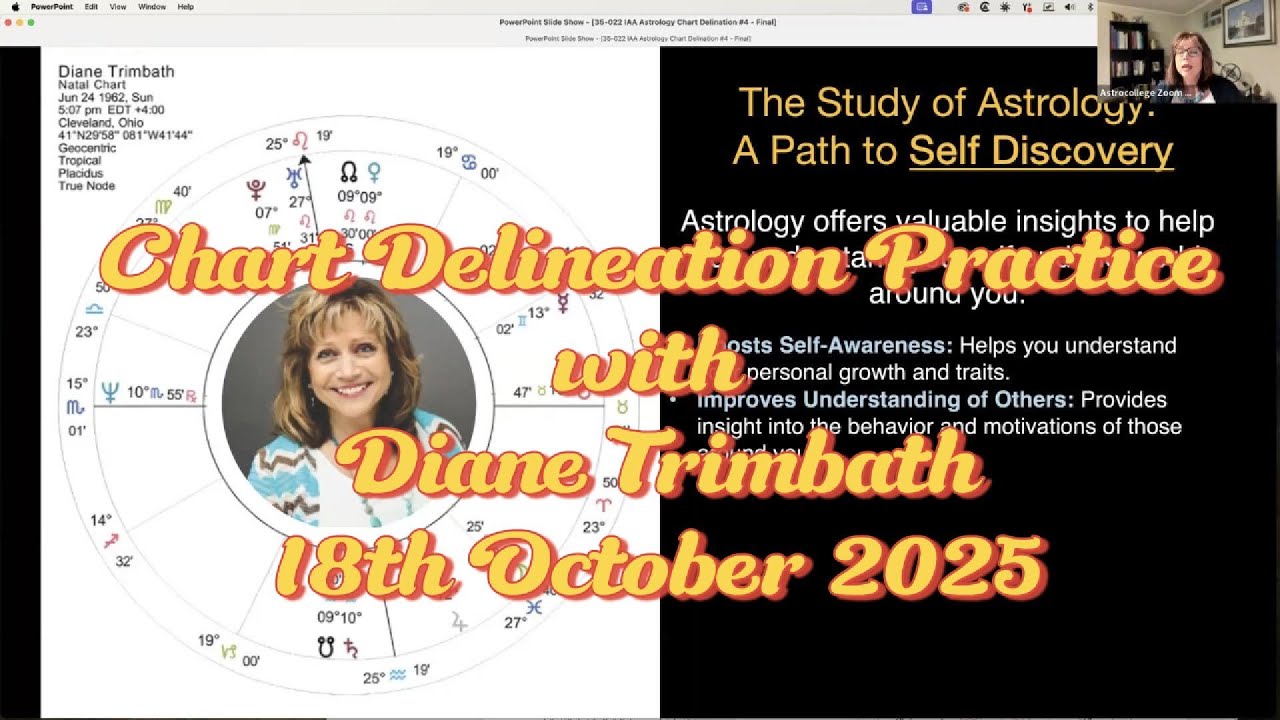 Chart Delineation Practice - 17th October 2025 with Diane Trimbath ...