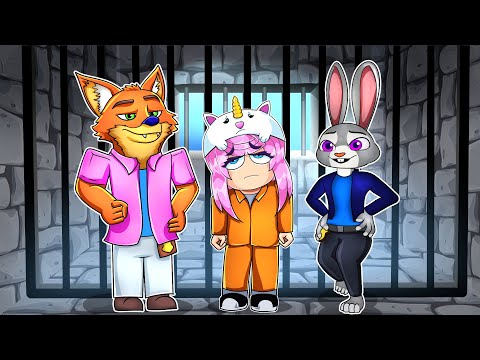 ESCAPE PRISON FROM NICK & JUDY! (Zootopia Roblox Obby)
