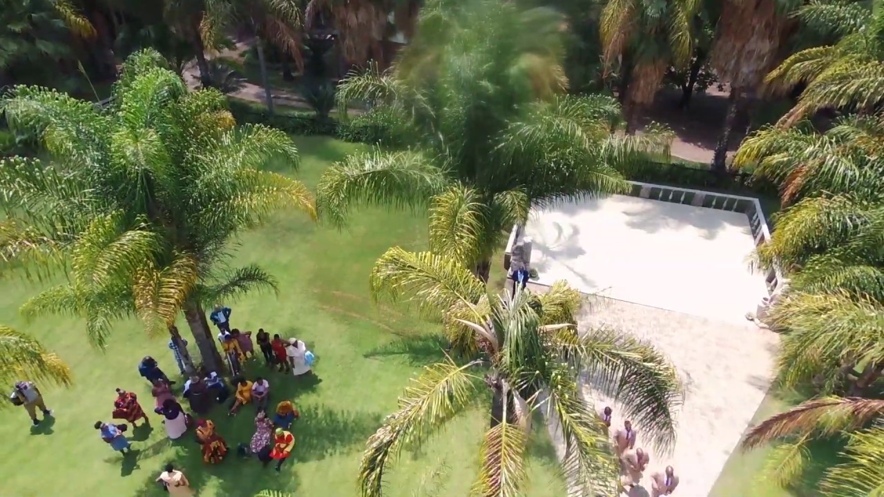 Beautiful Wedding Drone Videography at St Marco Hall Polokwane - YouTube