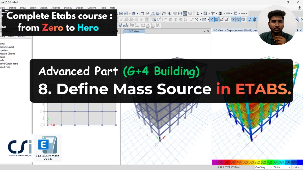 Advanced Part 08 – Define Mass Source in ETABS | Seismic Analysis Setup ...