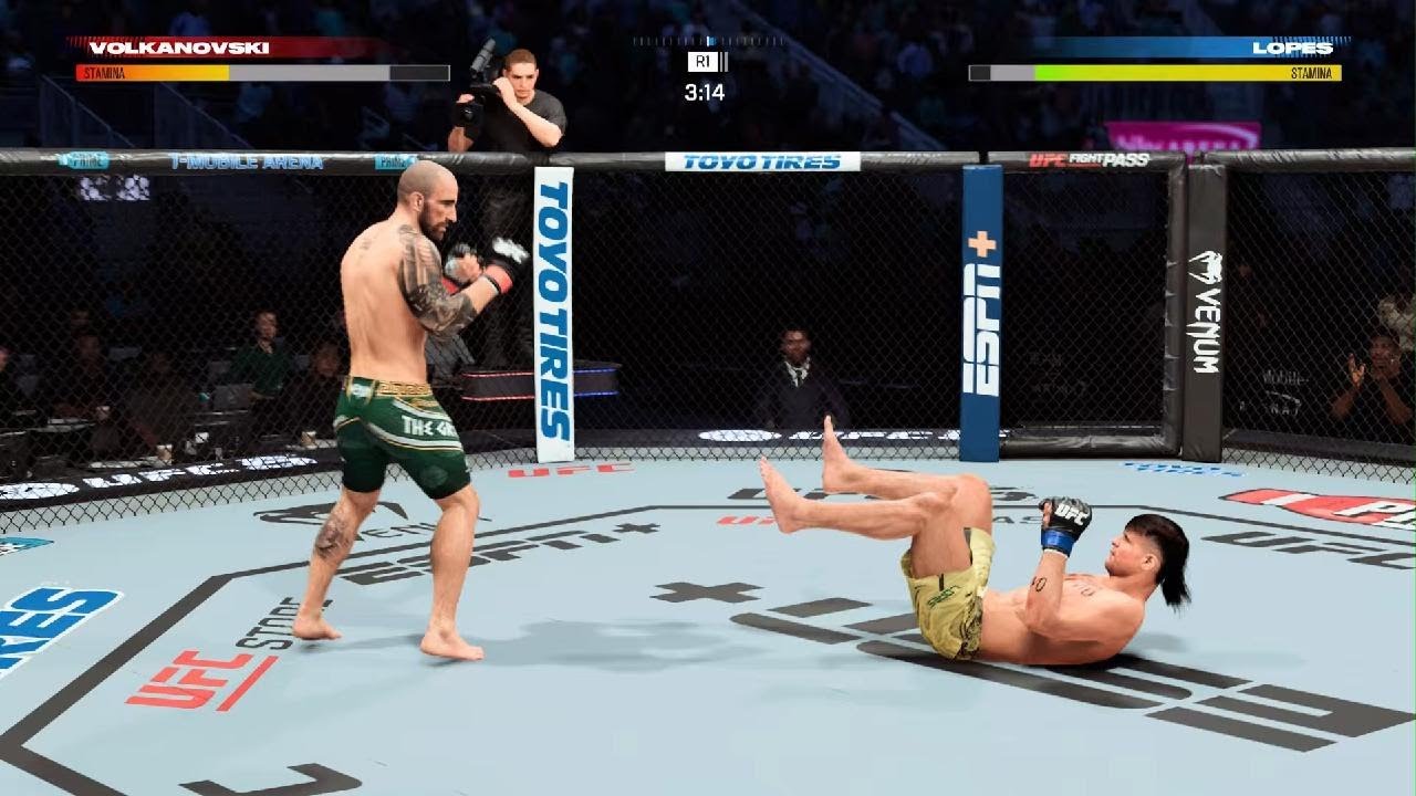 EA SPORTS UFC 5 Bro suplex me, Volk versus Lopez. - YouTube